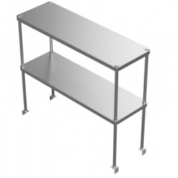 Stainless Steel Heavy Duty Double Over Shelf - GSW